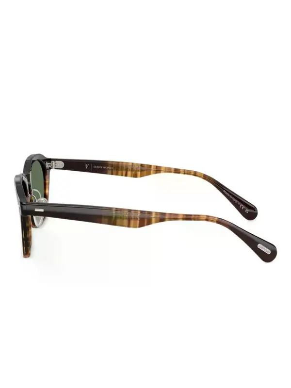 Oliver Spencer Square Frame Sunglasses - Black