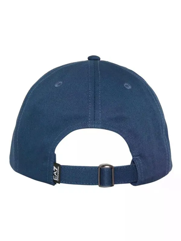 EA7 Logo-embroidered Cap - Blue