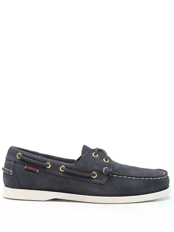 SEBAGO Suede Boat Shoes - Blue