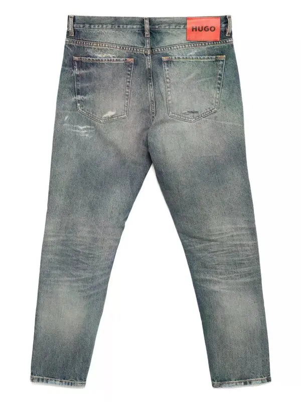 Hugo Distressed Vintage-wash Denim