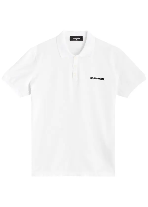 Dsquared2 Logo Piqué Cotton Polo Shirt