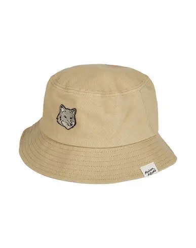 Maison Kitsuné Cotton Bucket Hat - Beige