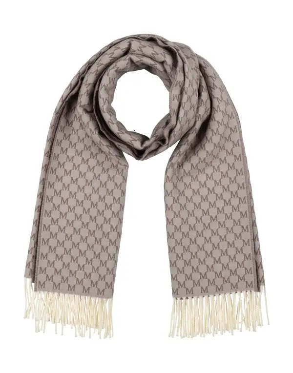 Max Mara Scarf Light Brown Wool - Beige