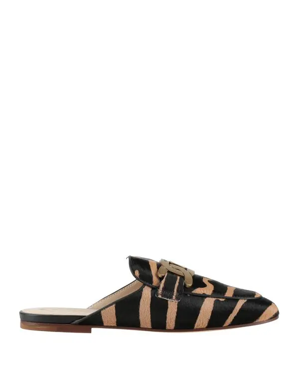 TOD'S Leather Mules - Black