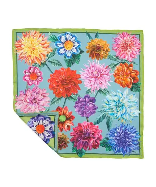 Echo Dahlias In Bloom - Sky Blue