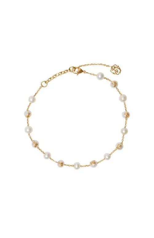Burberry Ekd Sphere Pearl Bracelet - Gold/pearl
