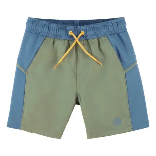 UV SKINZ Active Swim Trunks - Lily Pad/baltic