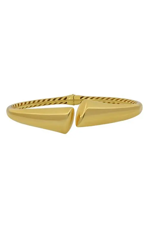 Bony Levy Hinged Open Cuff Bracelet - 14k Yellow Gold