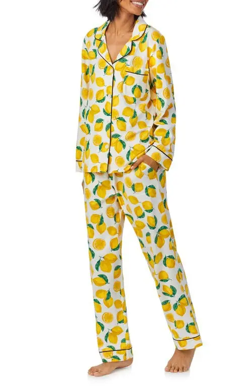 BEDHEAD PAJAMAS Print Stretch Jersey Pajamas - Main Squeeze