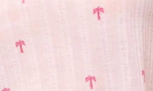 Honeydew Intimates Somewhere Sunny Pointelle Pajamas - Pink Salt Palms