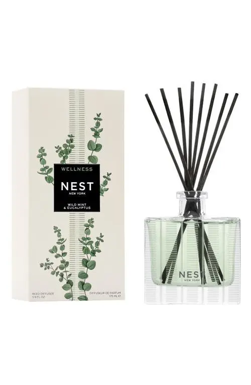 NEST NEW YORK Wild Mint & Eucalyptus Reed Diffuser - No Color
