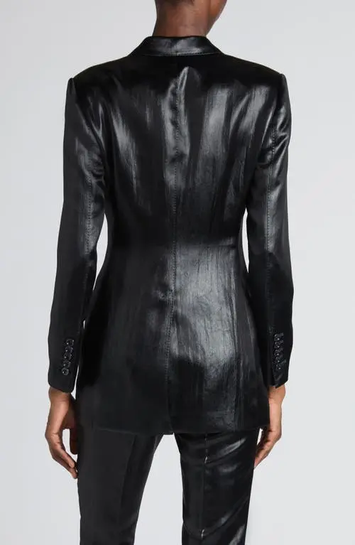 TOM FORD Bianca Single-breasted Liquid Satin Blazer