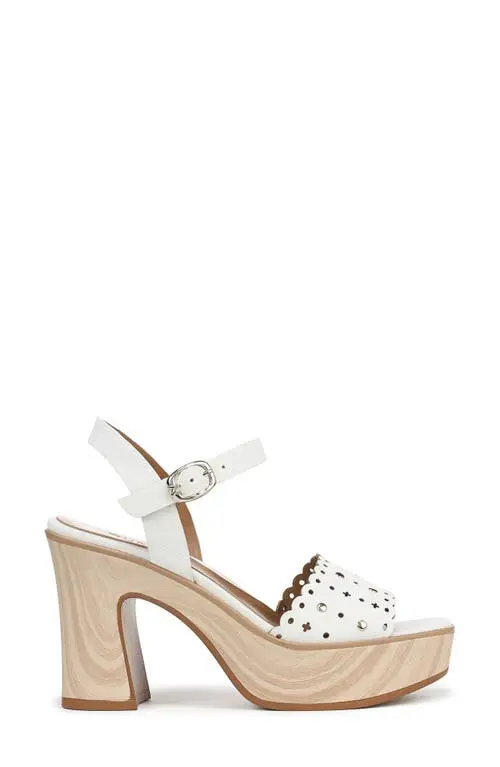 Naturalizer Kira Platform Sandal - White