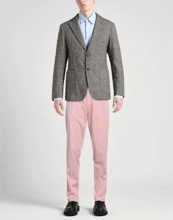 LARDINI Casual Straight Leg Pants - Pink