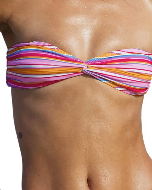 BRIGHT SWIMWEAR NIA TOP Bright Swimwear Nia Bandeau Bikini Top - Amalfi
