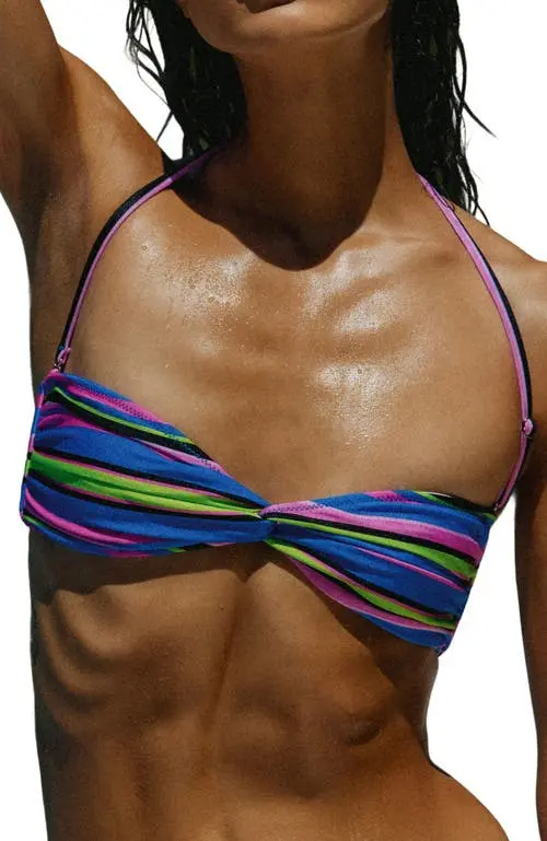 BRIGHT SWIMWEAR Nia Twisted Bandeau Top - Belize