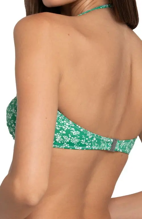 BRIGHT SWIMWEAR Nia Twisted Bandeau Top - Peppermint