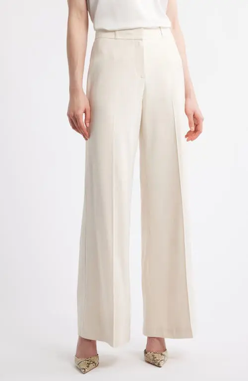 Kobi Halperin Flat Front Wide Leg Trousers