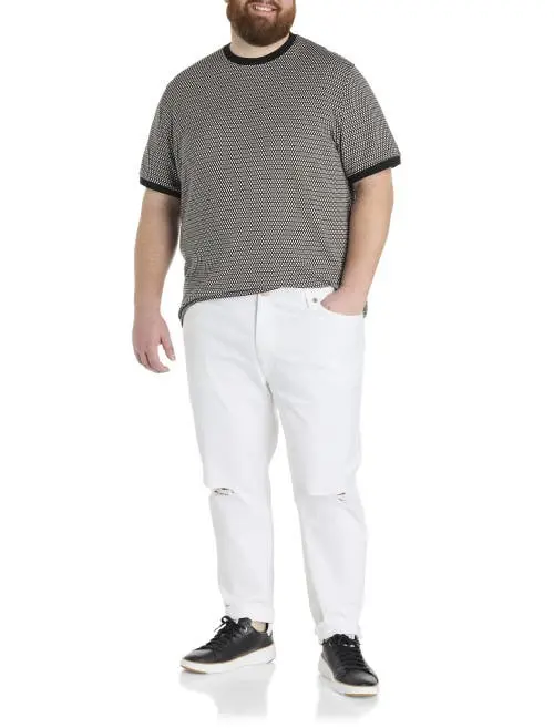 TRUE NATION BY DXL Big & Tall Textured T-shirt
