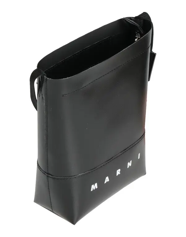 Marni Canvas Cross-body Bucket Bag - Black