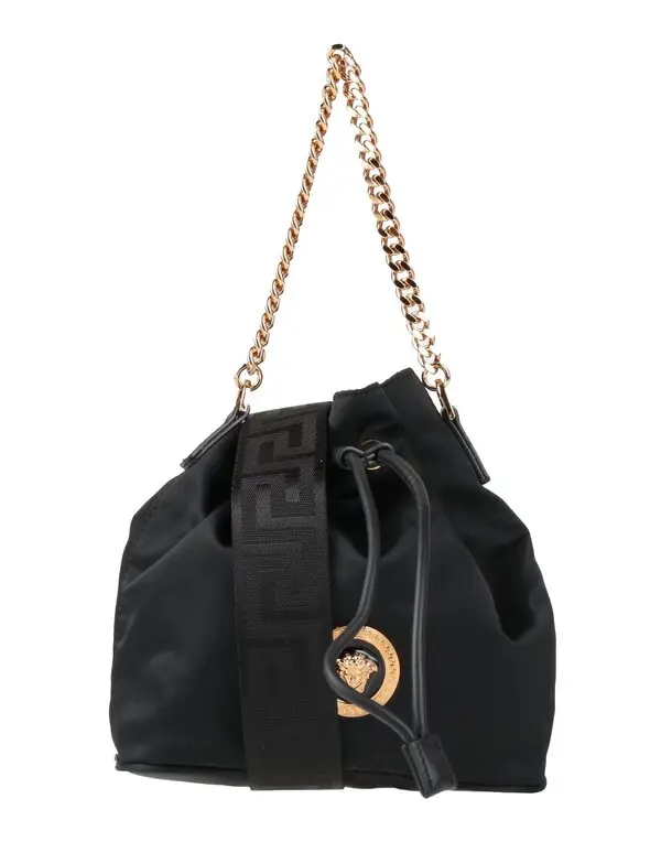 Versace Cross-body Bucket Bag - Black