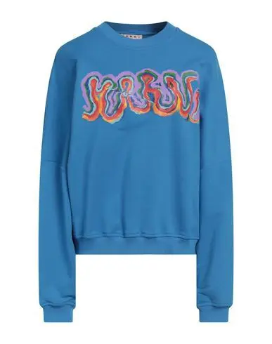Marni Sweatshirt With Graphic Print - Azure