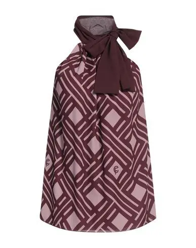 CRISTINAEFFE Geometric-print Crepe Top - Purple