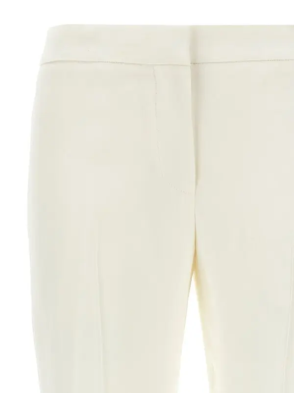 Alexander McQueen Crepe Straight Pants