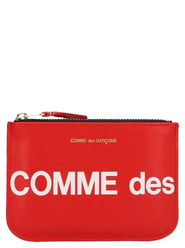 Comme Des Garçons Huge Logo' Purse - Red