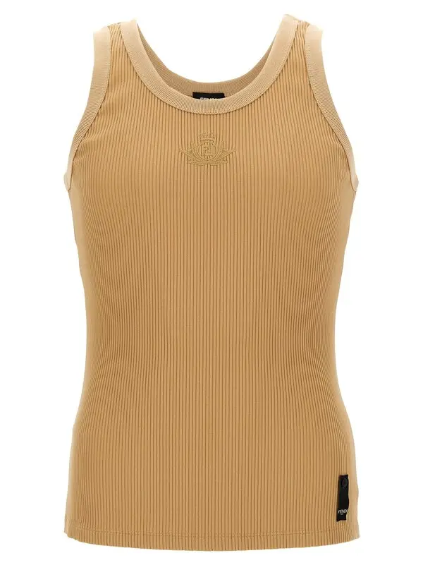 Fendi Crest Tank Top