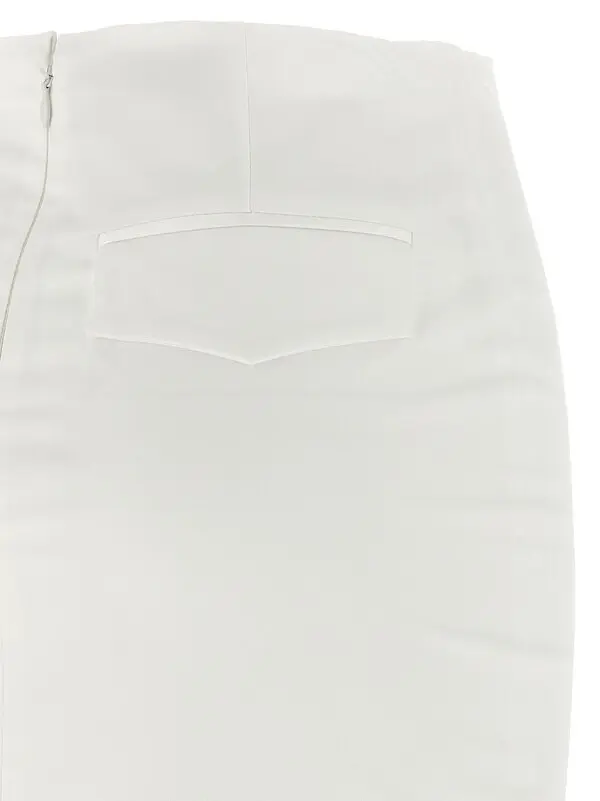 THELATEST Longuette Stretch Cotton Skirt