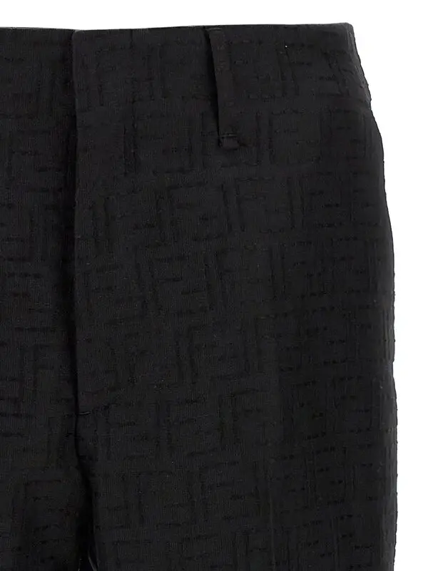 Fendi Ff Jacquard Pants