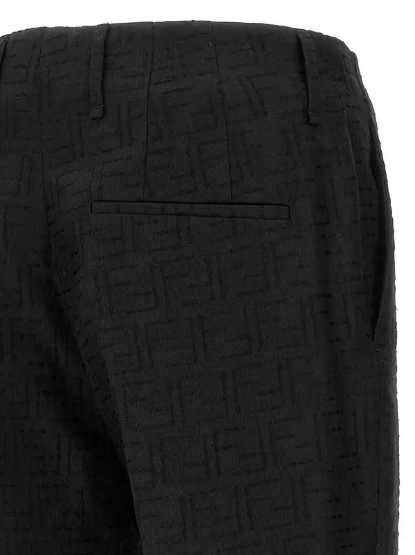 Fendi Ff Jacquard Pants