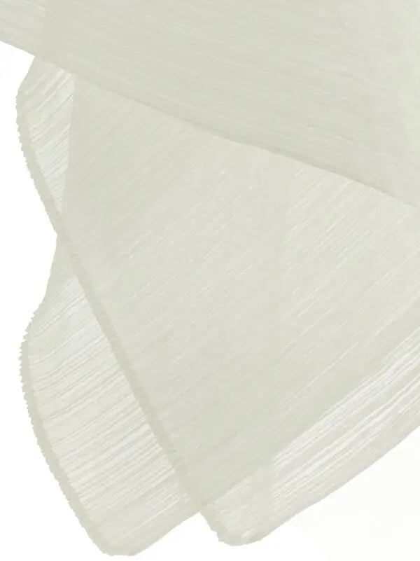 Issey Miyake Basic Madame-T Small Stole - White | Editorialist