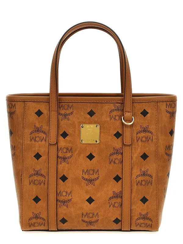 Mcm Toni' Mini Shopping Bag - Brown