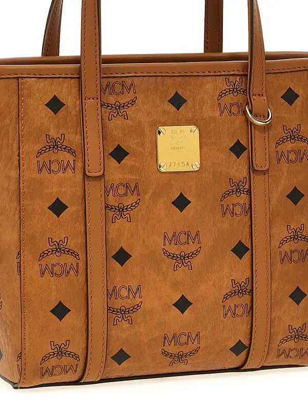 Mcm Toni' Mini Shopping Bag - Brown