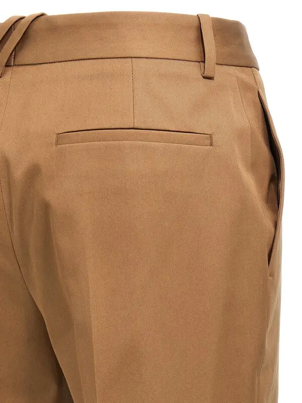 Burberry Straight-leg Cotton Trousers
