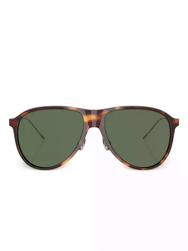 Brunello Cucinelli Pilot-frame Sunglasses - Brown