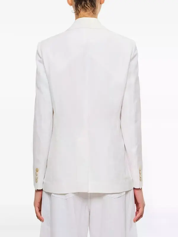 Alberto Biani Single-breasted Blazer - White