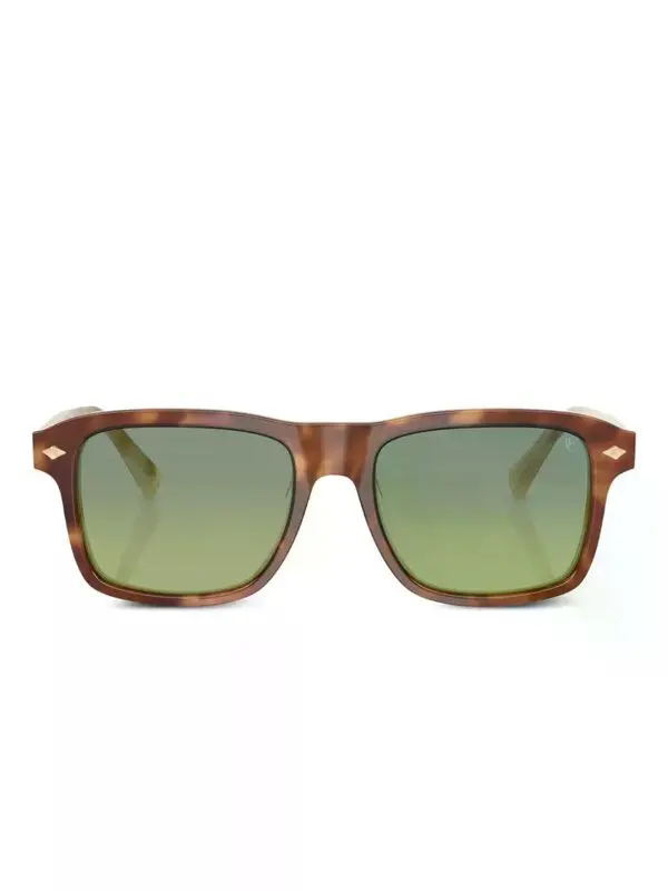 Brunello Cucinelli Square-frame Sunglasses - Brown
