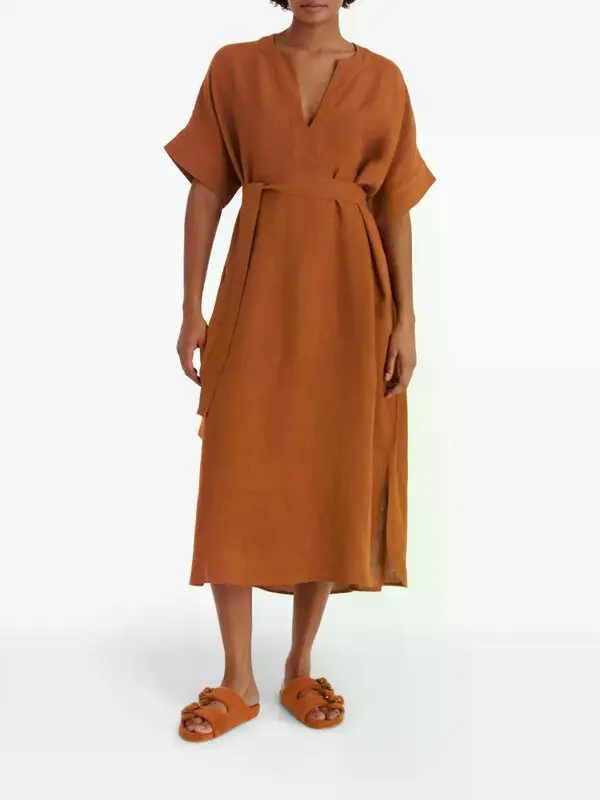 ERES Bibi Midi Dress - Brown