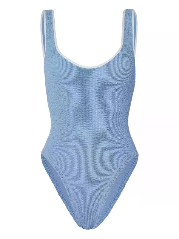 Hunza G Faye One-piece Swimsuit - Blue