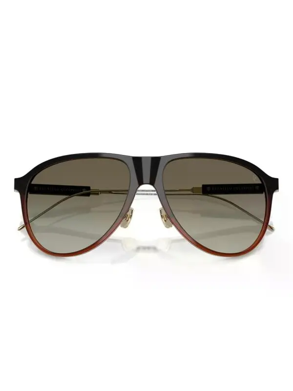 Brunello Cucinelli Pilot-frame Sunglasses