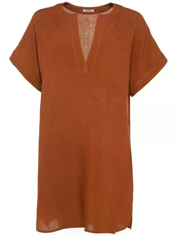 ERES Mini Dress - Brown
