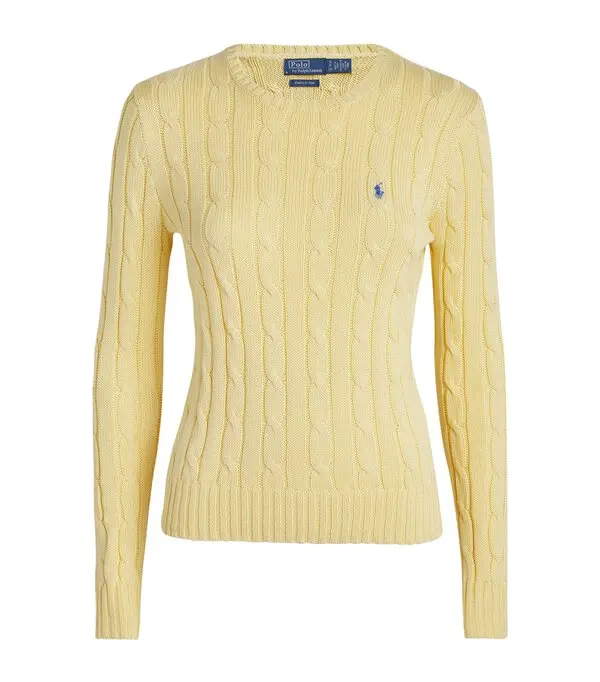 Polo Ralph Lauren Cotton Cable-knit Julianna Sweater