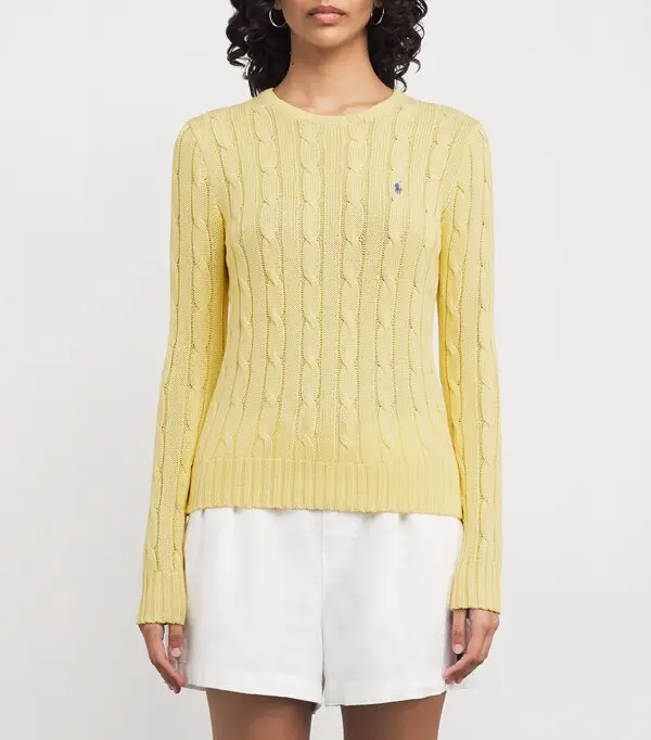 Polo Ralph Lauren Cotton Cable-knit Julianna Sweater