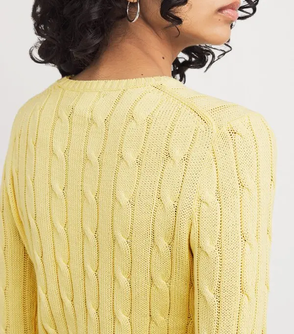 Polo Ralph Lauren Cotton Cable-knit Julianna Sweater