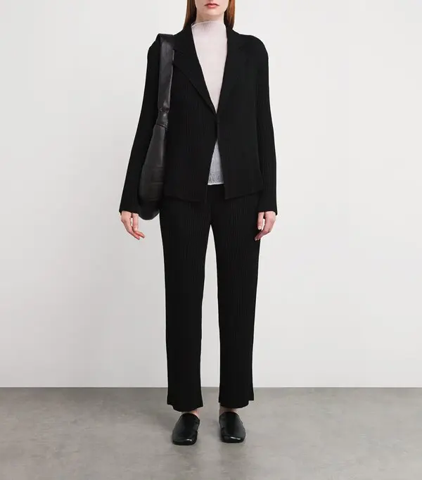 Issey Miyake Hatching Pleats Trousers