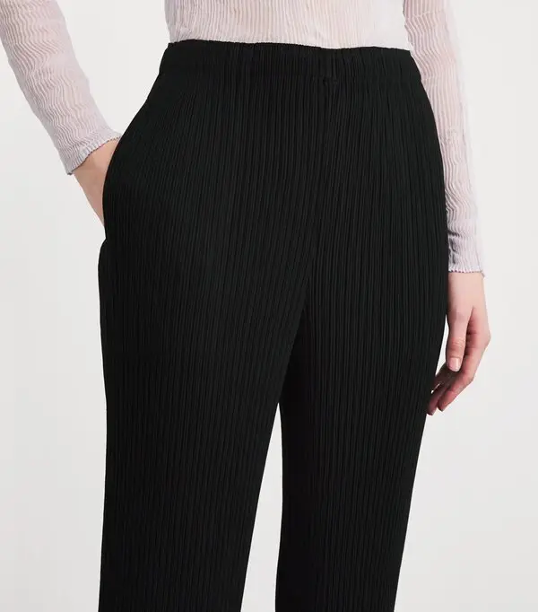 Issey Miyake Hatching Pleats Trousers