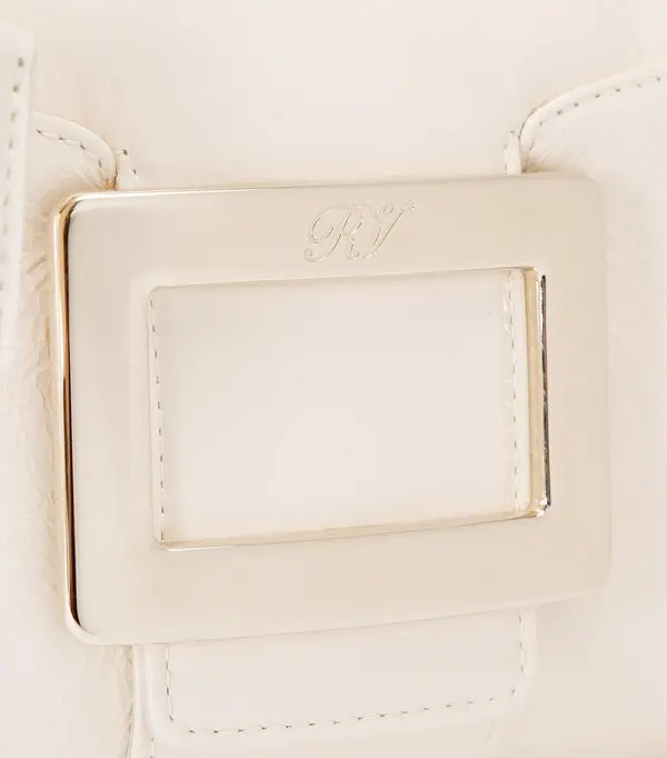 ROGER VIVIER Patent Leather Belle Vivier Top-handle Bag